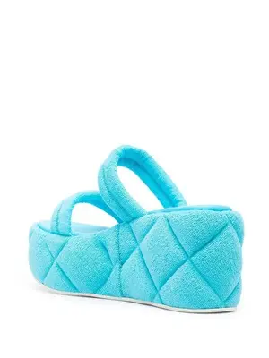 LE SILLA Quilted Platform Sandals