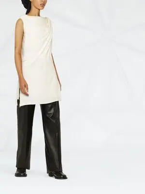 Rick Owens Draped Tunic - Neutrals