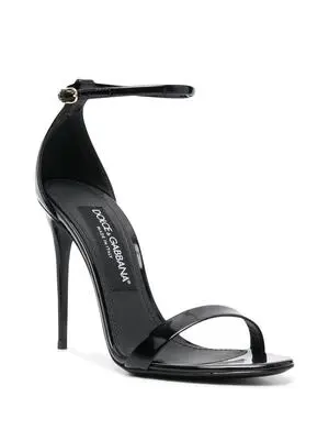Dolce & Gabbana 105mm Keira Sandals - Black