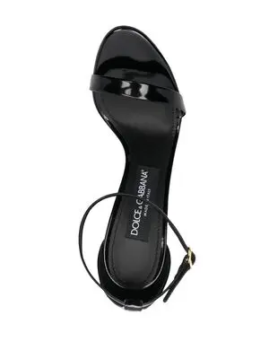Dolce & Gabbana 105mm Keira Sandals - Black