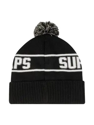Supreme X Wtaps Intarsia Logo Beanie - Black