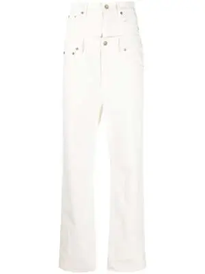 AC9 Double-waist Straight-leg Jeans