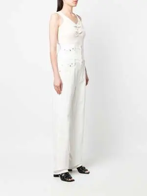 AC9 Double-waist Straight-leg Jeans