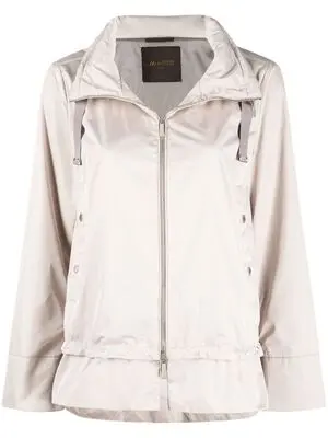 MOORER Zip-up Hooded Jacket