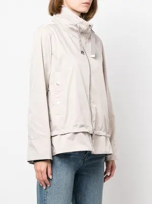 MOORER Zip-up Hooded Jacket