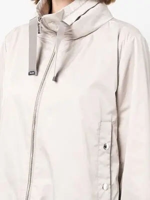 MOORER Zip-up Hooded Jacket