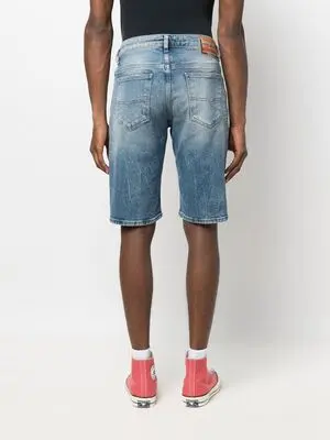 DIESEL® Distressed Straight-leg Denim Shorts