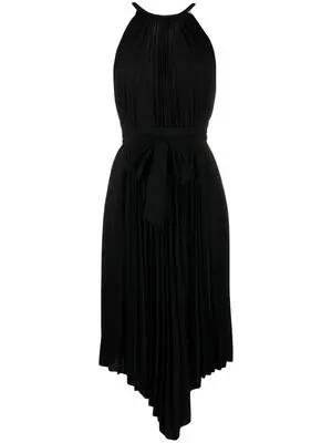 Alexandre Vauthier Asymmetric Pleated Dress