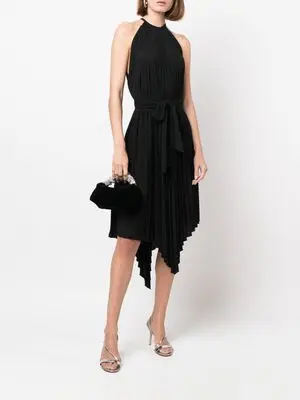 Alexandre Vauthier Asymmetric Pleated Dress