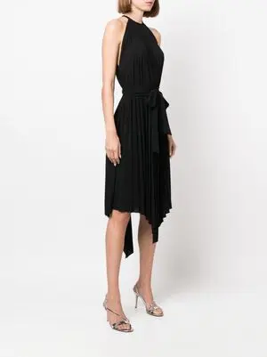 Alexandre Vauthier Asymmetric Pleated Dress