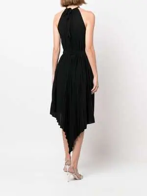 Alexandre Vauthier Asymmetric Pleated Dress