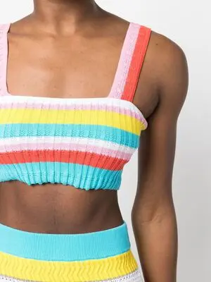 Solid & Striped The Emily Ribbed Cropped Top