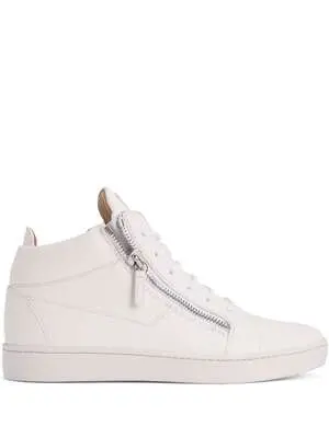 GIUSEPPE ZANOTTI Kriss Mid-rise Sneakers - White