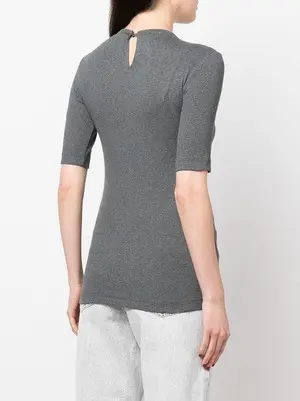 Brunello Cucinelli Short-sleeve Knitted Top - Green