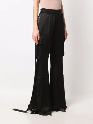 Balmain Satin Cargo Trousers
