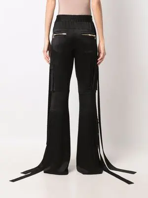 Balmain Satin Cargo Trousers