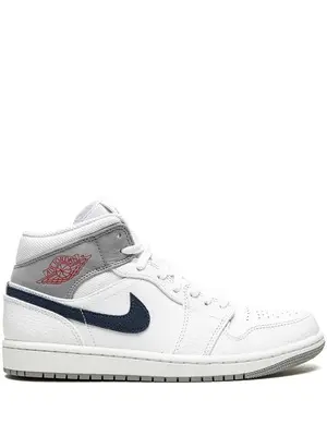 Nike Air Jordan 1 Mid Pi Paris Sneakers - White