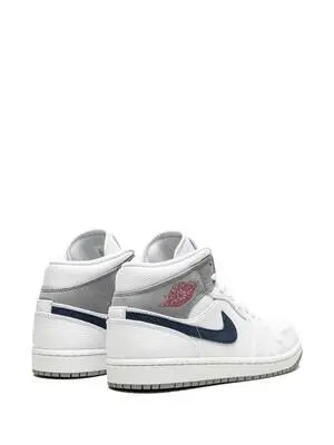 Nike Air Jordan 1 Mid Pi Paris Sneakers - White