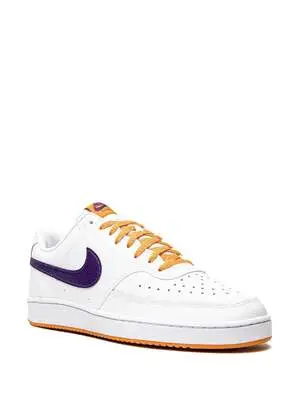 Nike Court Vision Low Nba Los Angeles Lakers Sneakers - White