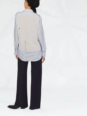 MAISON MARGIELA Layered Knit-detail Shirt