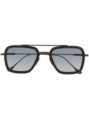 Dita Flight Square-frame Sunglasses - Black