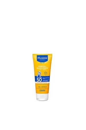 MUSTELA Spf 50 Mineral Sunscreen Lotion - Red