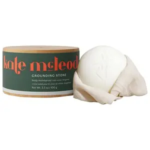 KATE MCLEOD The Body Stone Deep Moisturizing Cocoa Butter Lotion Bar For Dry Skin Treatment Grounding Stone - One-color