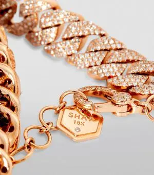 Shay And Pavé Diamond Links Choker