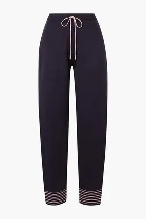 ROKSANDA Ponzo Striped Knitted Track Pants