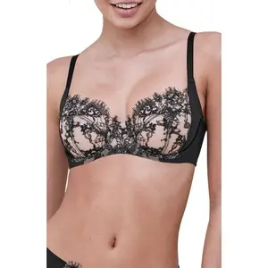 SKARLETT BLUE Entice Underwire Full Coverage Bra Black/nylon