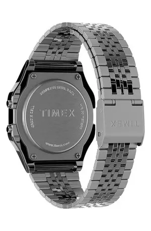 TIMEX® T80 Digital Bracelet Watch - Silver