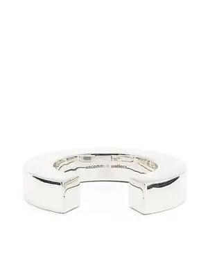 UNCOMMON MATTERS Aperture Open Cuff Bangle - Silver