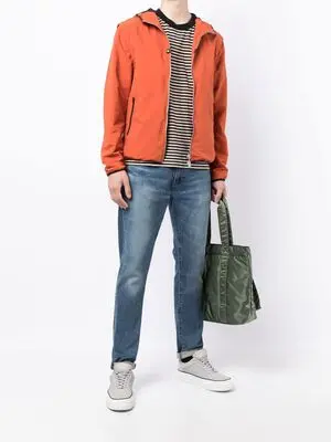 Herno Two-pocket Zip-up Hooded Jacket
