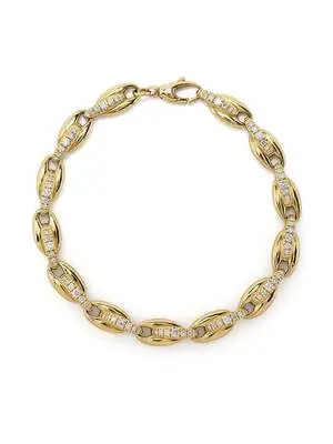 Melissa Kaye 18kt Yellow And Diamond Bracelet - Gold