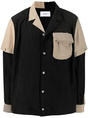 PORTS V Detachable-sleeve Shirt Jacket