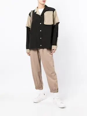 PORTS V Detachable-sleeve Shirt Jacket
