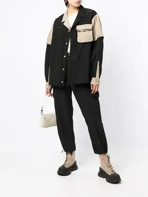 PORTS V Detachable-sleeve Shirt Jacket