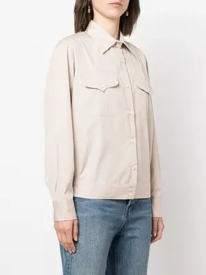 Aspesi Chest Flap Pocket Shirt - Neutrals