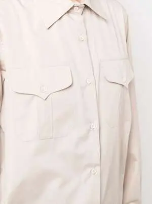 Aspesi Chest Flap Pocket Shirt - Neutrals