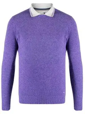 Jacob Cohen Polo-collar Cotton Sweatshirt