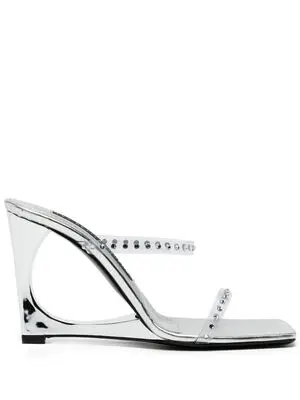Les Petits Joueurs Lucas 110mm Crystal-embellished Sandals