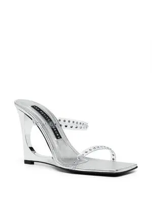 Les Petits Joueurs Lucas 110mm Crystal-embellished Sandals