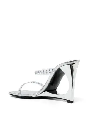 Les Petits Joueurs Lucas 110mm Crystal-embellished Sandals