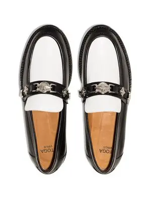 TOGA VIRILIS Two-tone Buckled Loafers