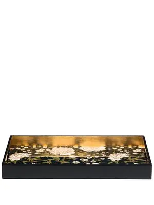 LES-OTTOMANS Lacquered Table Tray L40xcm X W25cm - Gold