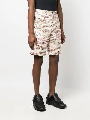 DIESEL® Camouflage Print Cotton Blend Shorts