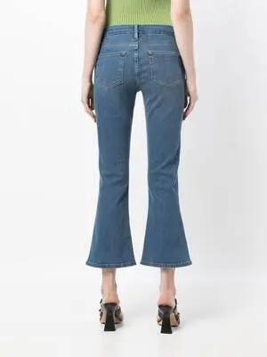FRAME Low-rise Flared Jeans