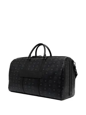 Mcm Extra-large Ottomar Monogram Holdall - Black