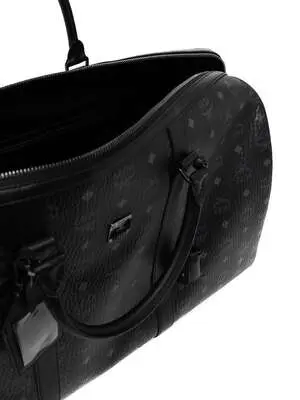 Mcm Extra-large Ottomar Monogram Holdall - Black