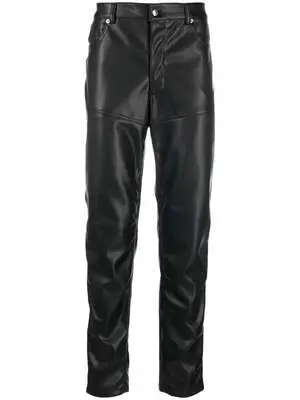 Eckhaus Latta Coated Slim-cut Trousers